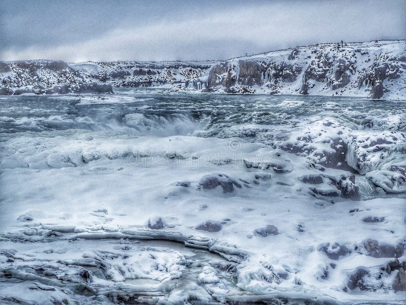 Super frozen river stock photo. Image of tundra, snow - 170747136