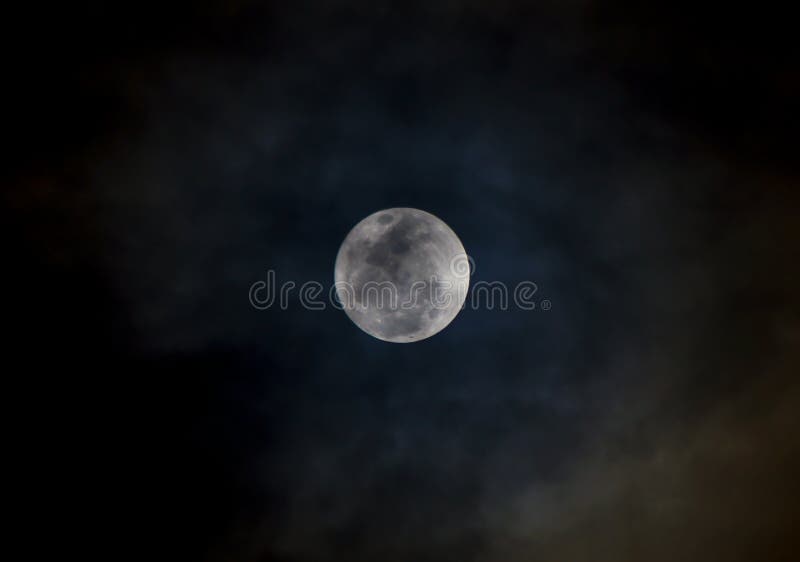 Super full moon with cloud stock image. Image of full - 114951641
