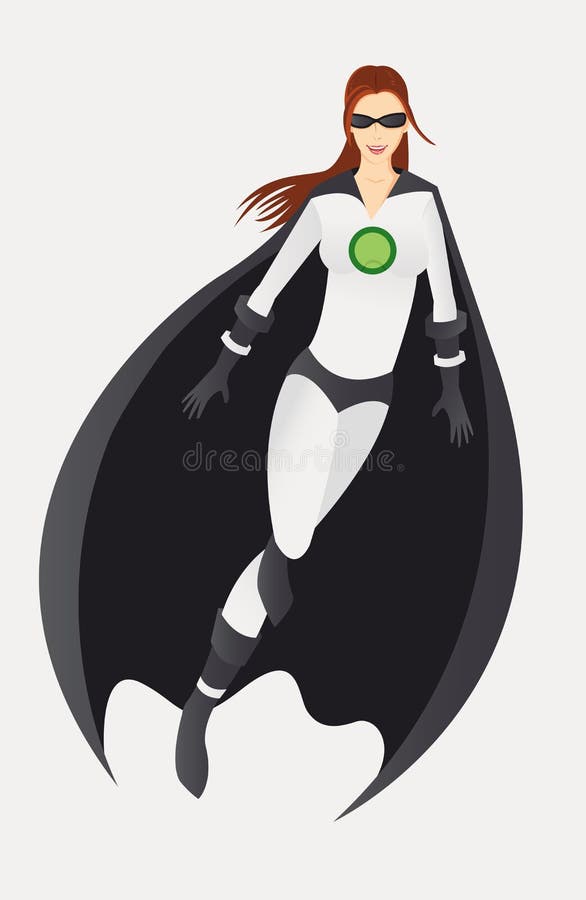 Super girl stock vector. Illustration of hero, superhero - 35962315