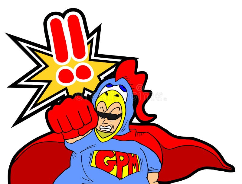 Super held vector illustratie. Illustration of modern - 36741306