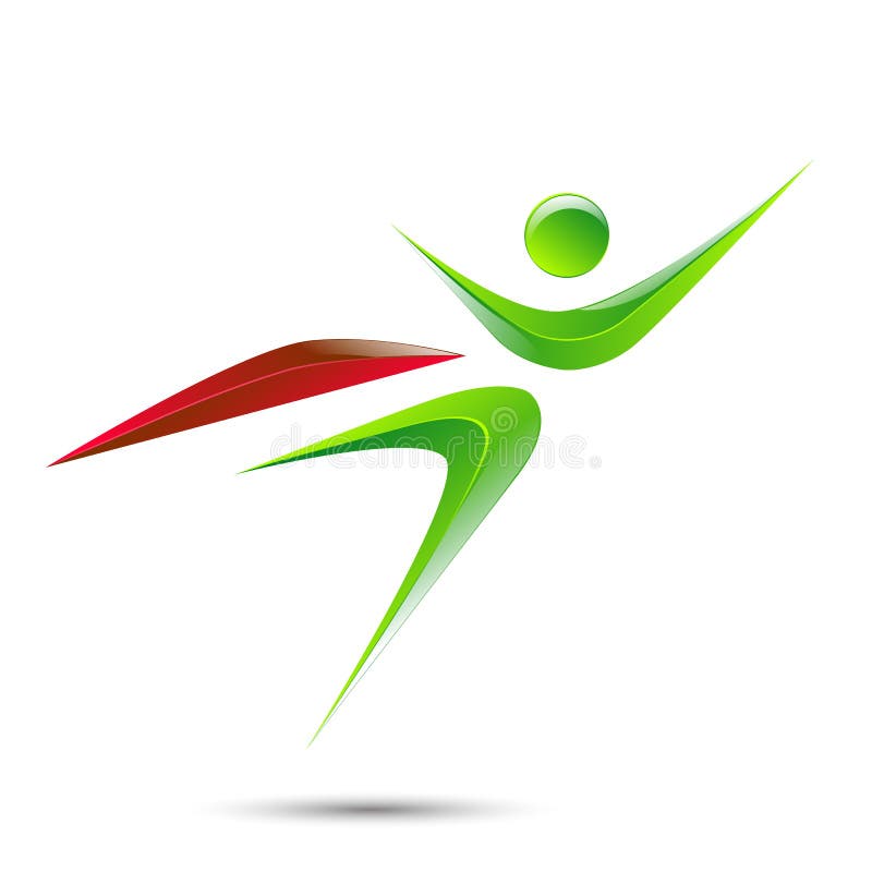 Super Hero Business Man Flying Logo Stock Vector - Illustration of ...