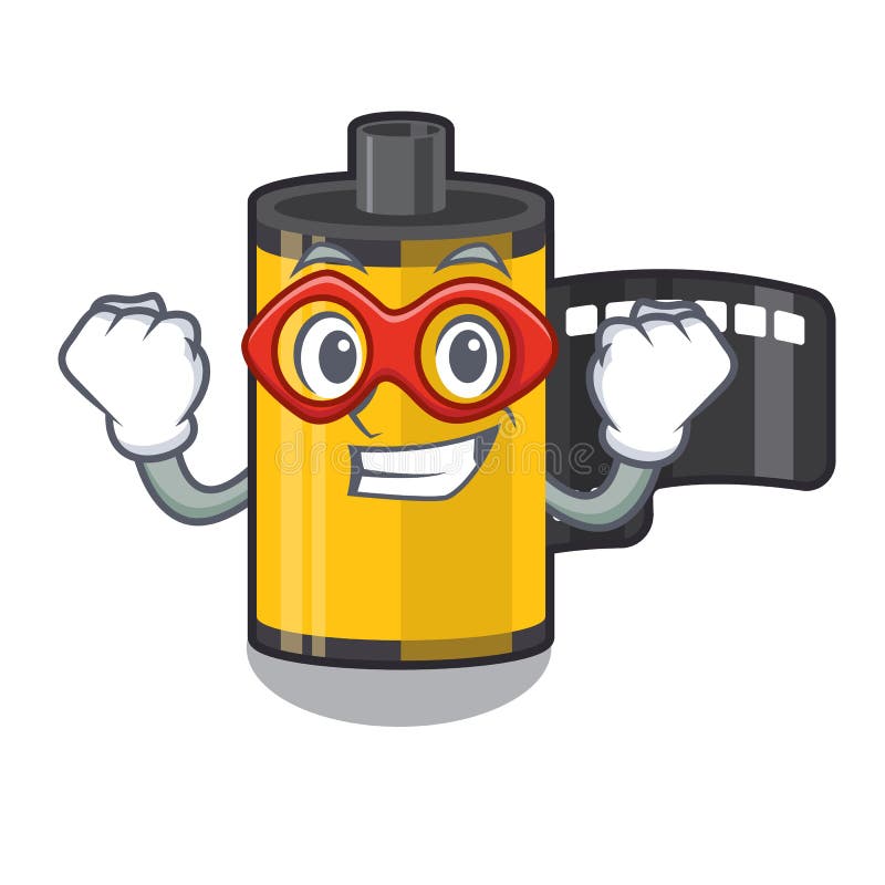 Super Hero Camera Roll Isolated with the Character Stock Vector ...