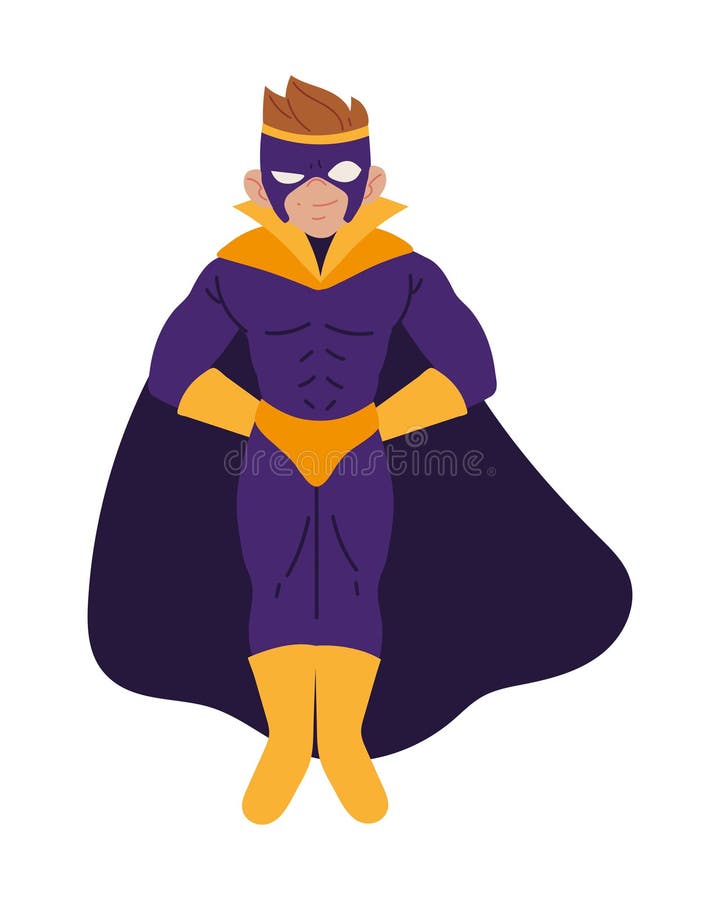 Super hero character stock vector. Illustration of isolation - 330118544