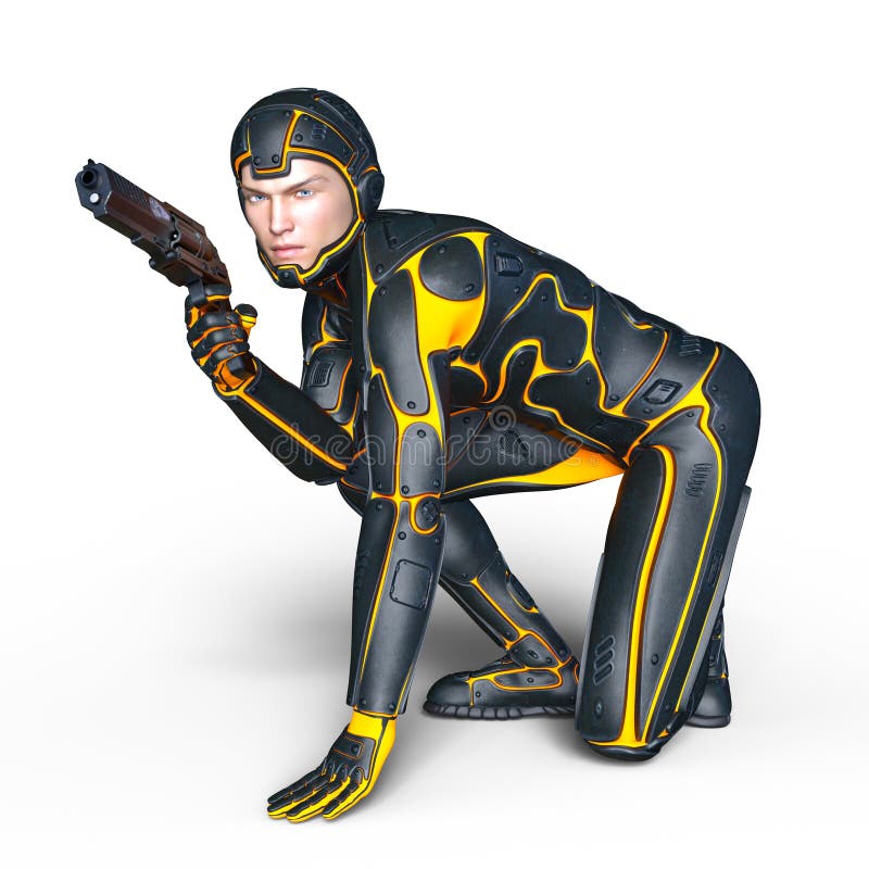 Super hero stock illustration. Illustration of rendering - 84853323