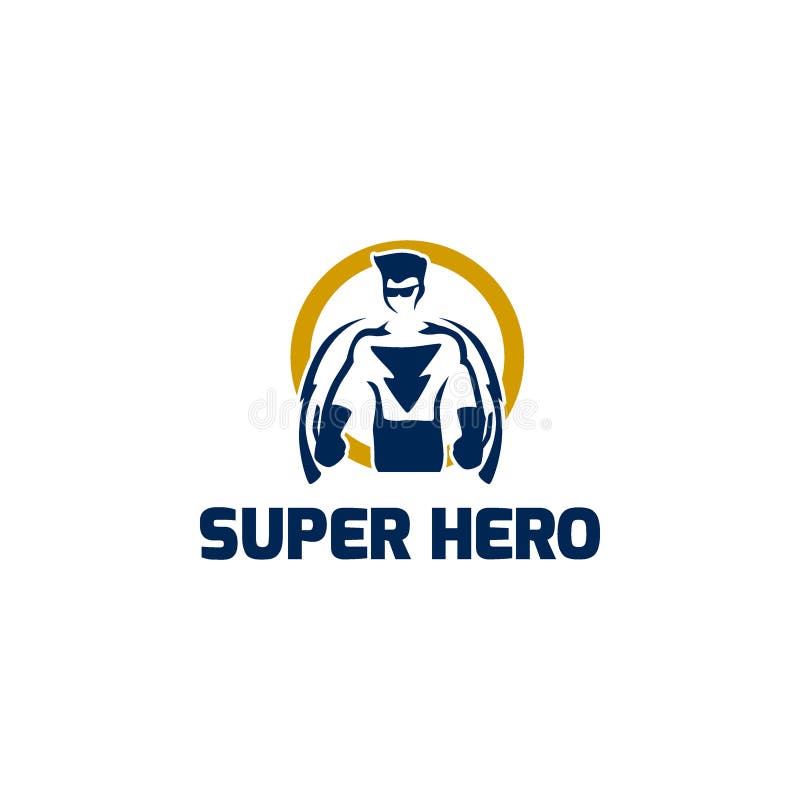 Super Hero Logo Concept Vector Stock Vector - Illustration of costume ...