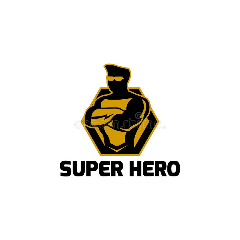Super Hero Logo Concept Vector Stock Vector - Illustration of costume ...