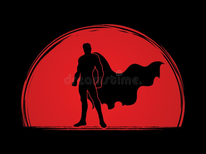 Super Hero Man Standing Stock Illustrations – 4,399 Super Hero Man ...
