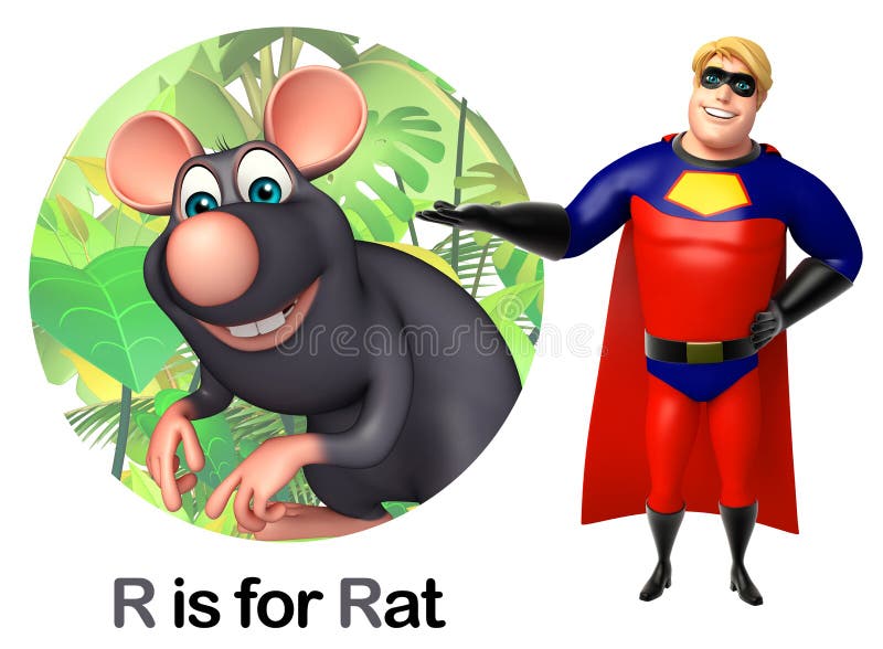 Rat Cartoon Super Hero Stock Illustrations – 50 Rat Cartoon Super Hero ...