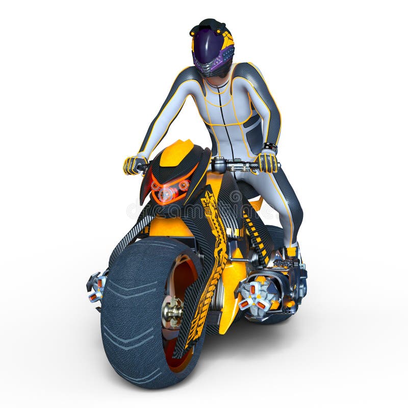 Super hero rider stock illustration. Illustration of future - 84456686
