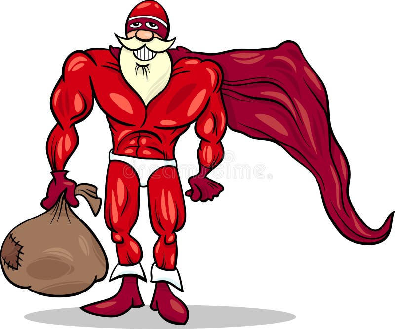 Santa Muscle Cartoon Stock Illustrations – 617 Santa Muscle Cartoon ...