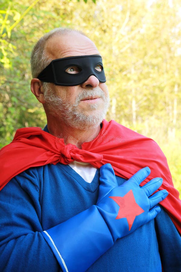 Senior super hero stock image. Image of adult, goggles - 33446743
