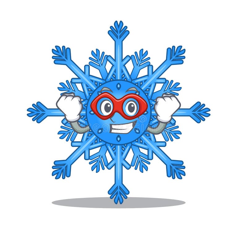 Super Hero Snowflake Hung on Character Christmas Tree Stock Vector ...