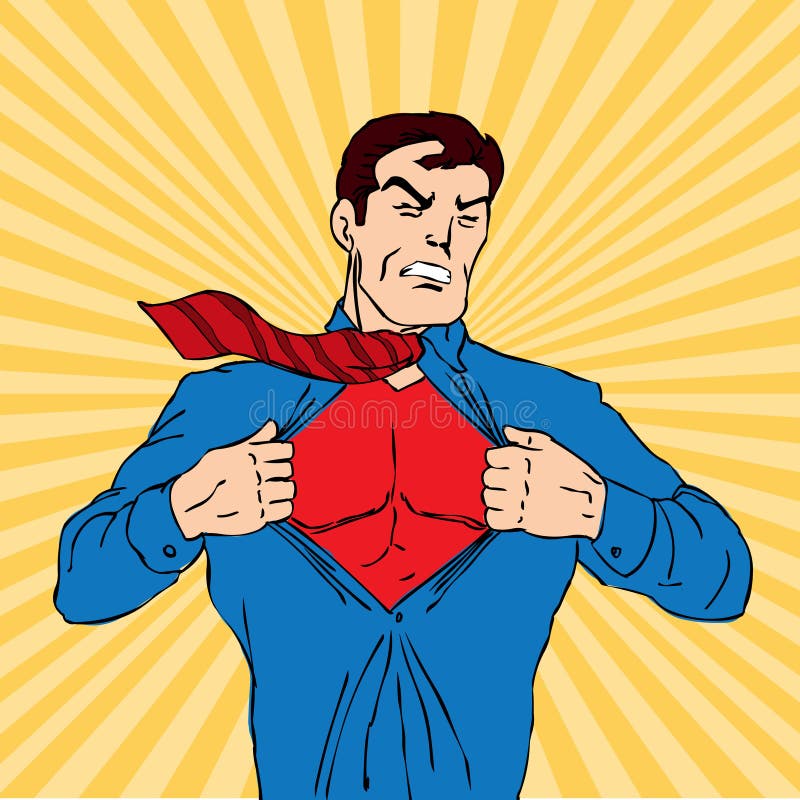 Super hero stock image stock illustration. Illustration of logo - 237912277