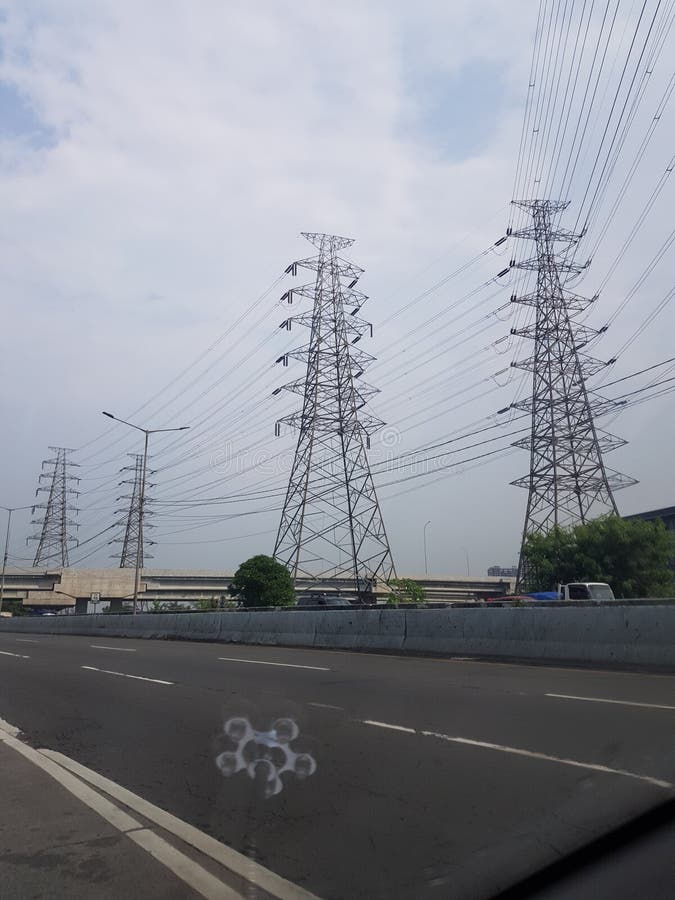 Super High Voltage stock image. Image of tower, high - 220260117