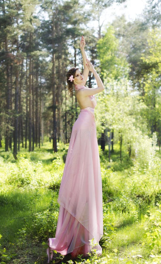 Forest nymph stock photo. Image of happy, female, feminine - 24882492