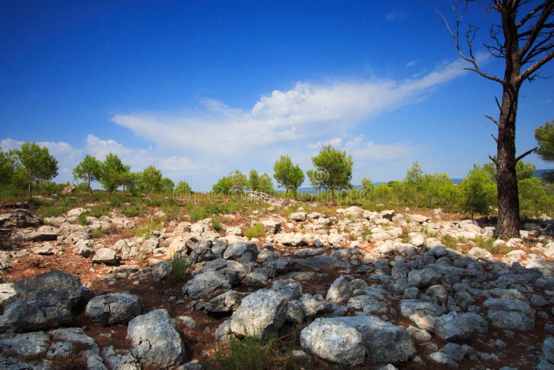 Super Landscape of Provence Stock Photo - Image of europe, limestone ...