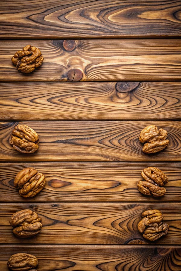 Super Long Walnut Planks Texture for Background Stock Illustration ...