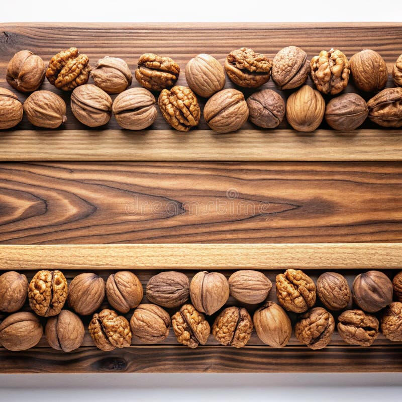 Super Long Walnut Planks Texture Background Stock Illustration ...