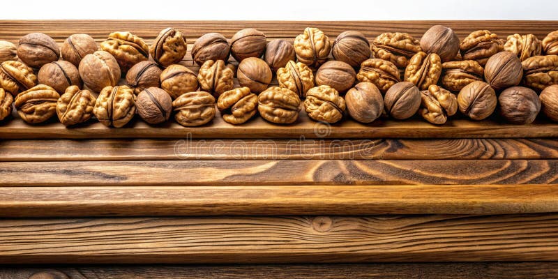 Super Long Walnut Planks Texture Background Stock Illustration ...