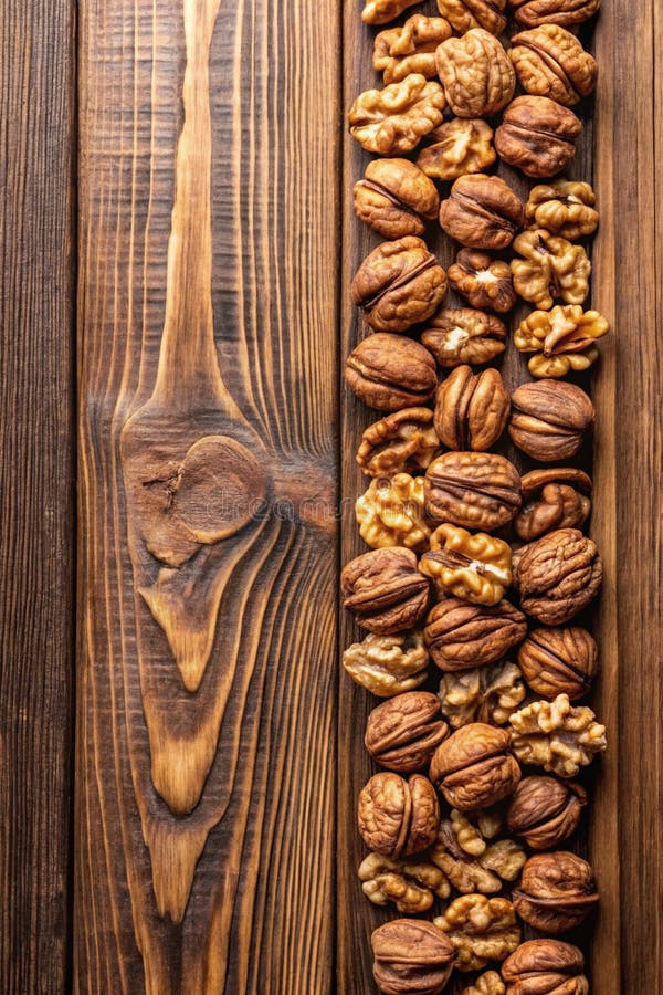 Super Long Walnut Planks Texture Background Stock Illustration ...