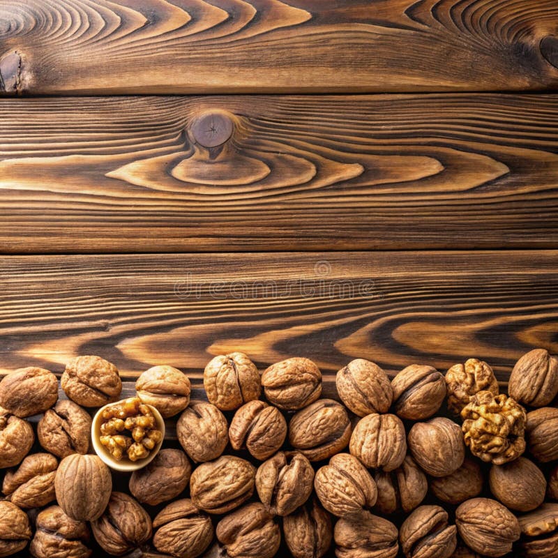 Super Long Walnut Planks Texture Background Stock Illustration ...