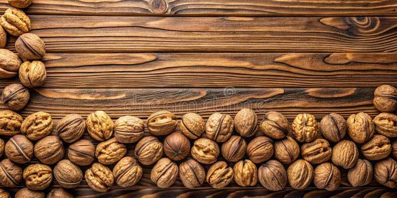 Super Long Walnut Wood Planks Texture Background Stock Illustration ...