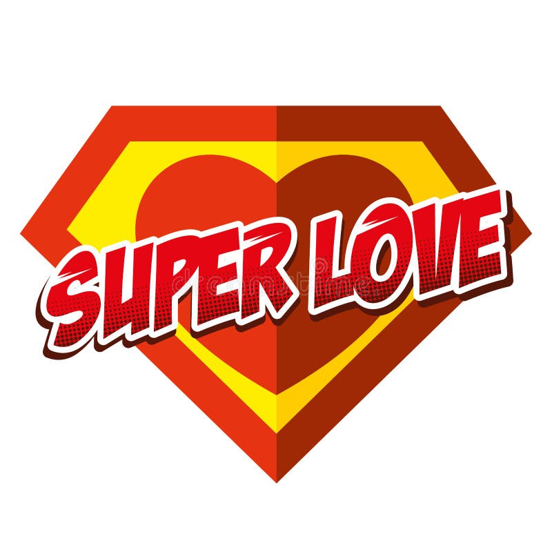 Super love sticker stock vector. Illustration of crystal - 97640080