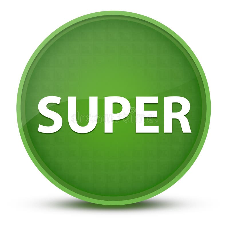 Super Luxurious Glossy Green Round Button Abstract Stock Illustration ...