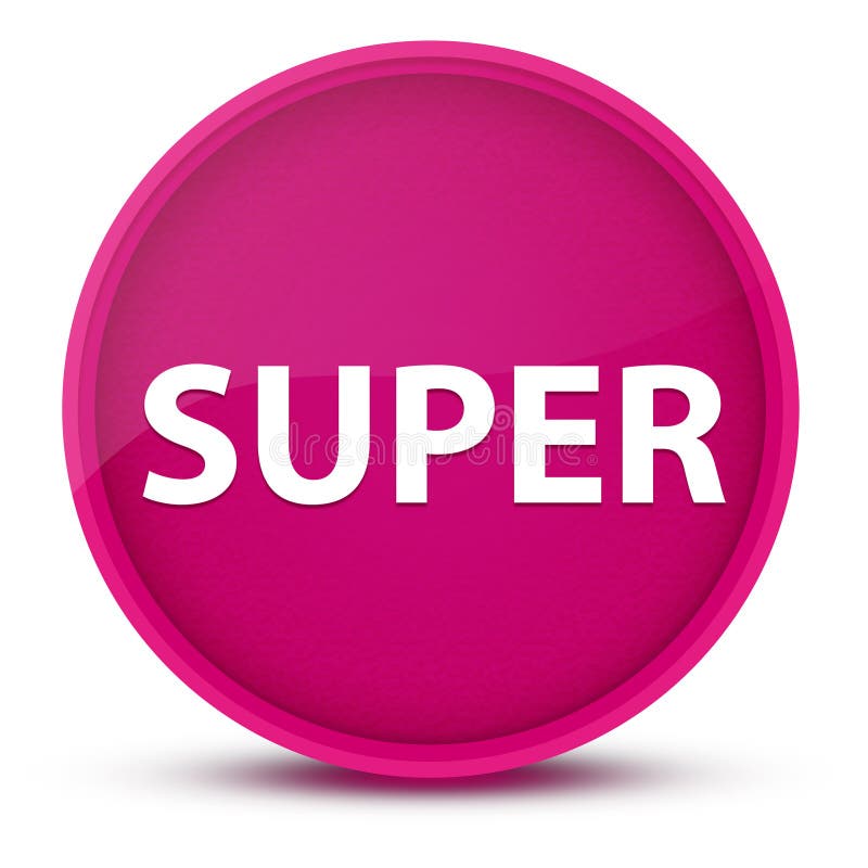 Super Luxurious Glossy Pink Round Button Abstract Stock Illustration ...