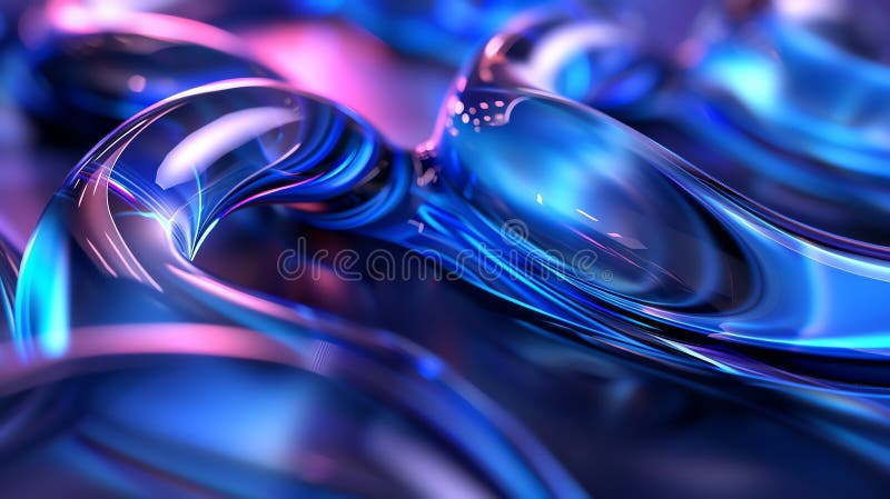 Super Macro Shape Organic Wallpaper Glossy Plastic Stock Illustration ...