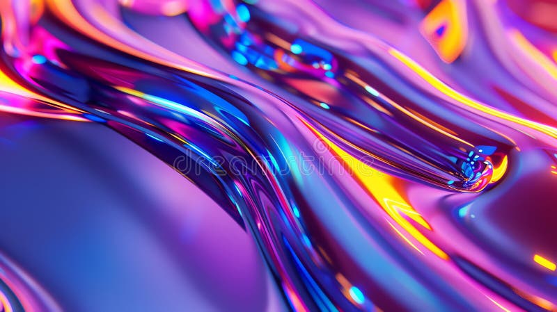 Super Macro Shape Organic Wallpaper Glossy Plastic Stock Illustration ...