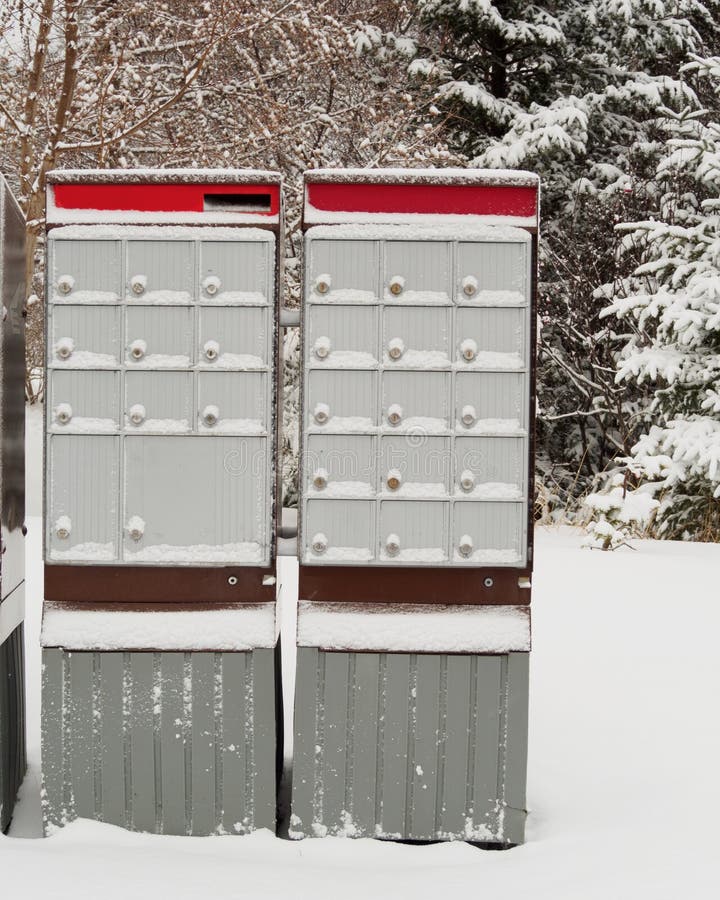 Super mail boxes stock photo. Image of mailbox, post - 119723568