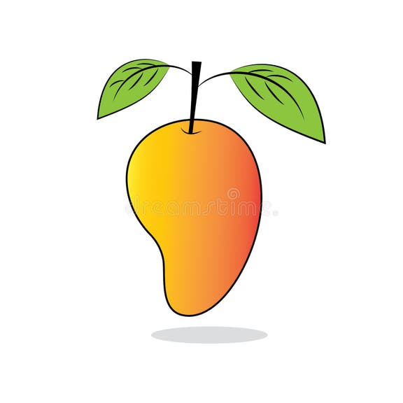 Refreshing Animated Mango Image Stock Illustration - Illustration of ...