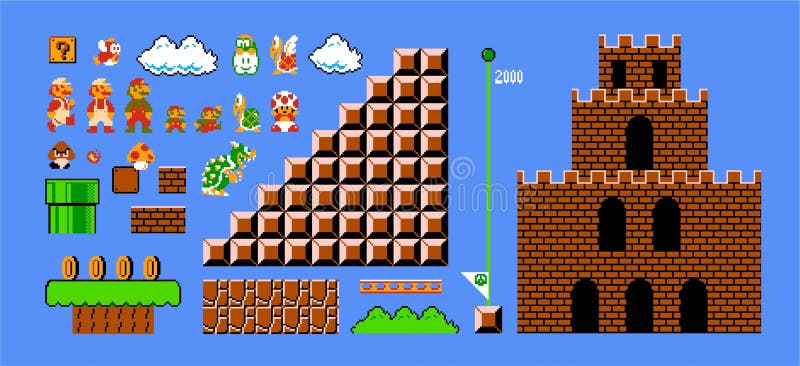 Super Mario Bros. 1985, Nintendo Editorial Photo - Illustration of ...