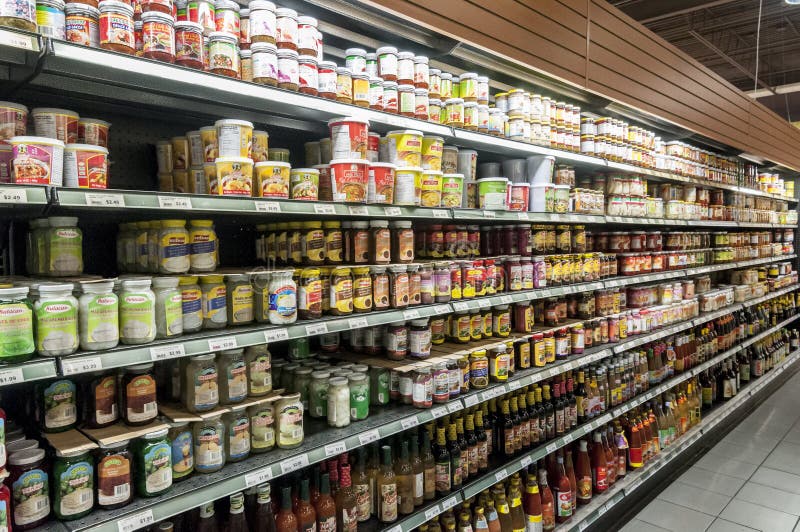 Super market shelf editorial photo. Image of consumer - 43481931