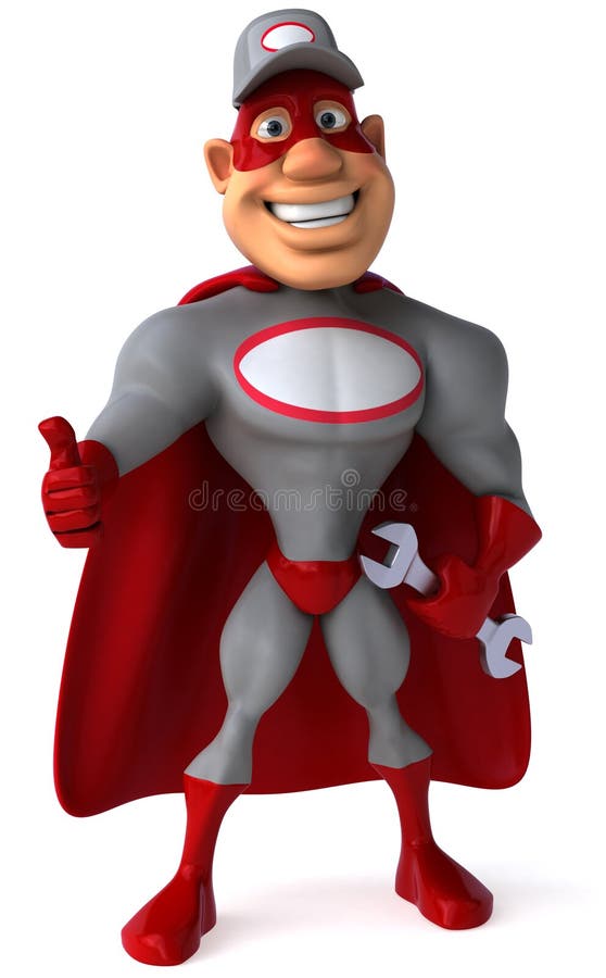 Super mechanic stock illustration. Illustration of cool - 19124478