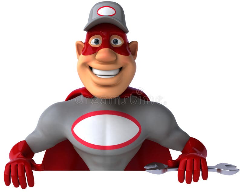 Super mechanic stock illustration. Illustration of grey - 28544634