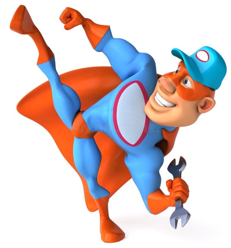 Super mechanic stock illustration. Illustration of mechanic - 29459673