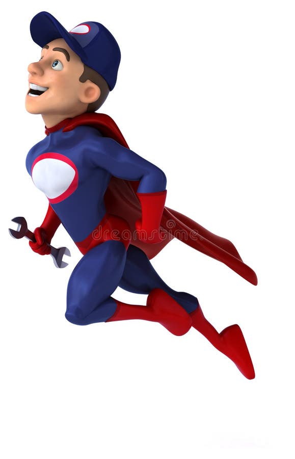 Super mechanic stock illustration. Illustration of care - 56120688