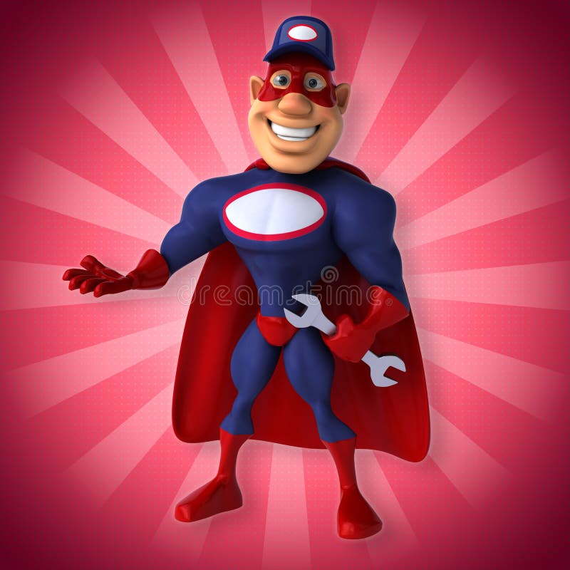 Super mechanic stock illustration. Illustration of automotive - 67462113