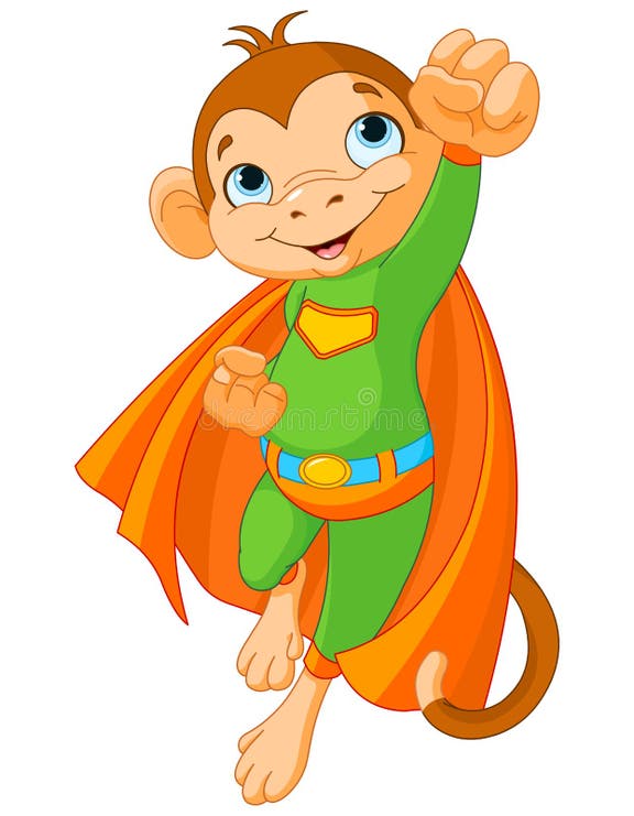 Superhero Monkey Stock Illustrations – 282 Superhero Monkey Stock ...