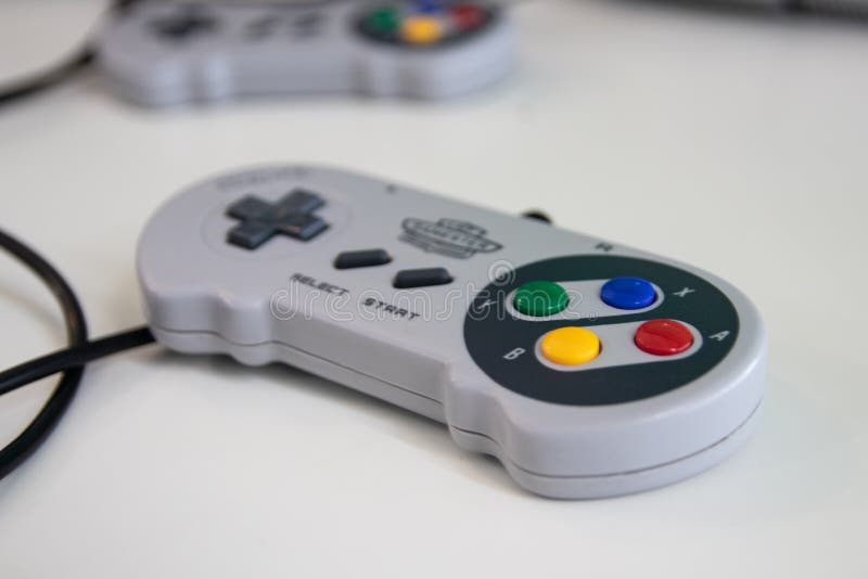A Super Nintendo Games Console Controller Which Was Part of the Games ...