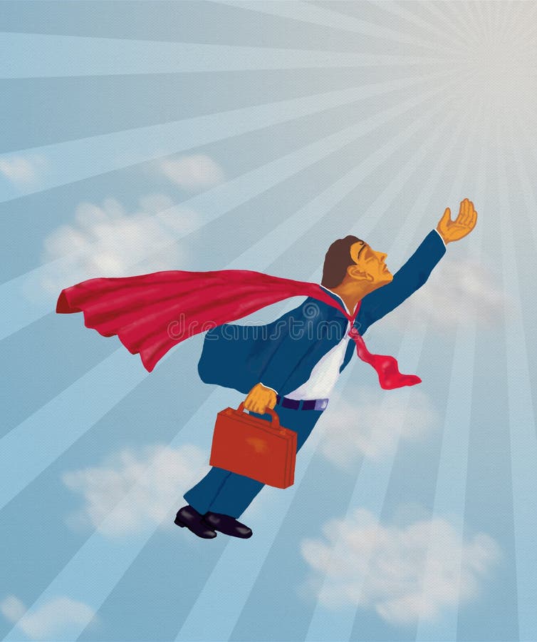 Super Performer stock illustration. Illustration of concept - 25902560