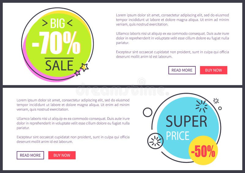 Super Price Internet Sale Sign in Bright Bubbles Stock Vector ...