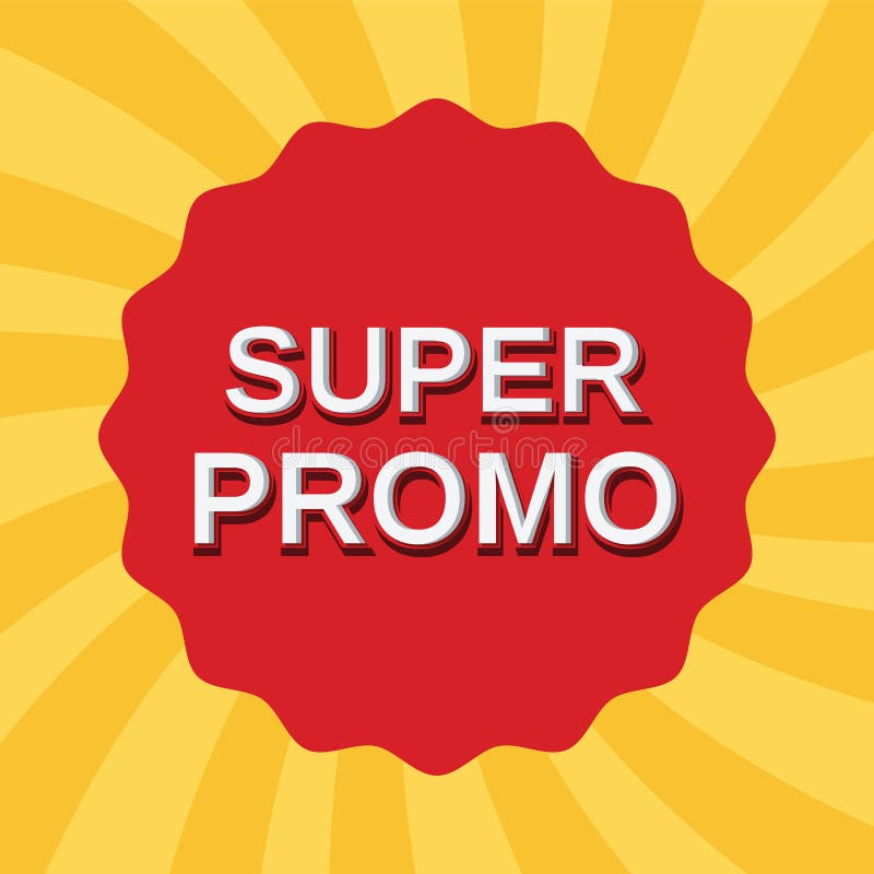 Super Promo 3d Text Effect, Promotion Editable Text Stock Vector ...