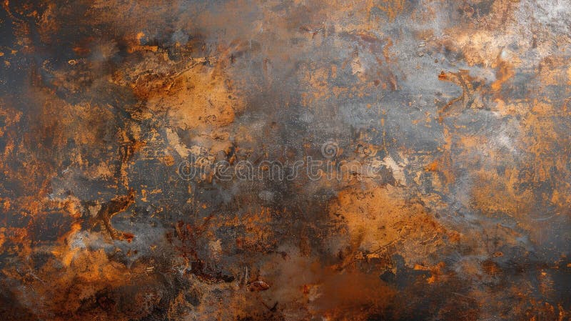 Super Realistic Photo Capturing Rust Metal Texture, Ai Generated Stock ...