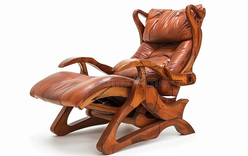Super Recliner Design Featured on White -Generative Ai Stock Photo ...