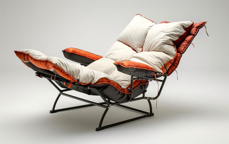 Super Recliner Highlighted on White Canvas -Generative Ai Stock Photo ...