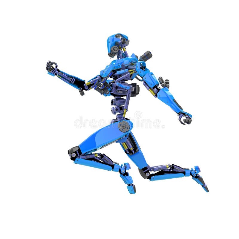 Cyborg Jumping Stock Illustrations – 345 Cyborg Jumping Stock ...