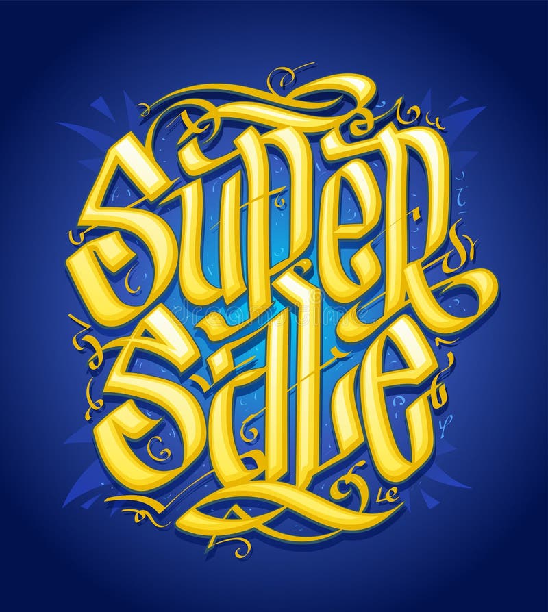 Calligraphy Lettering Script Font Q Set, Hand Written Stock Vector ...